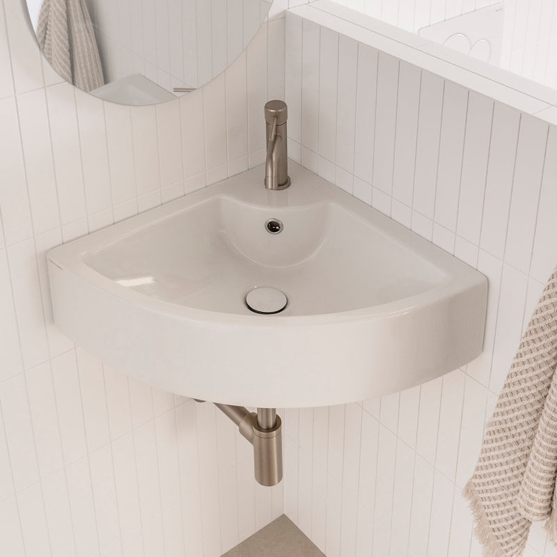 ADP Square Corner Wall Hung Basin — Blue Leaf Bathware & Tiles