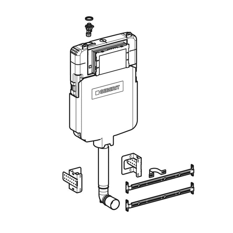 Geberit Sigma 8 Concealed In-Wall Cistern - 4 Star — Blue Leaf Bathware ...