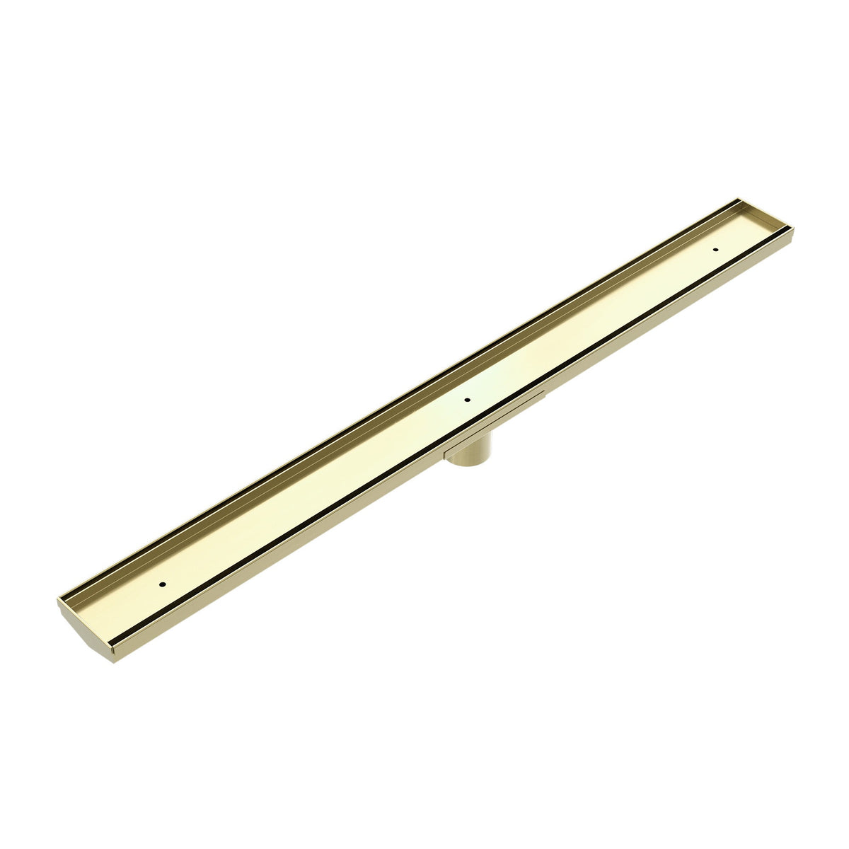 Nero Tile Insert V Channel Floor Grate Brushed Gold - NRFG002HSBG ...