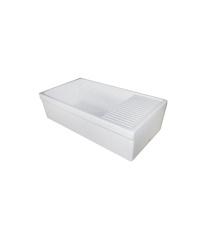 Parisi Butler Single Bowl Sink with Drain Shelf — Blue Leaf Bathware ...