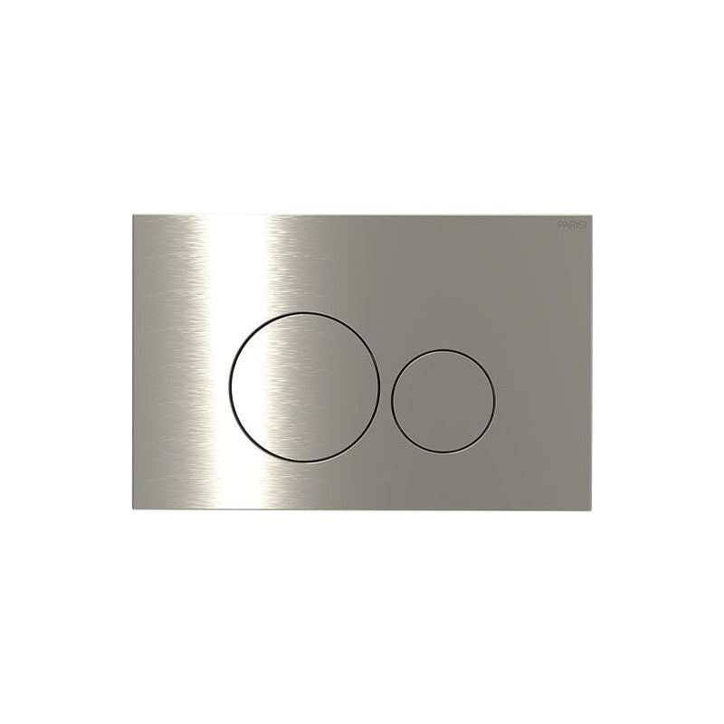 Parisi Tondo Push Panel - Brushed Nickel — Blue Leaf Bathware & Tiles