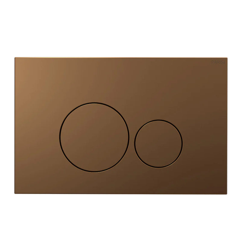 Parisi Tondo Push Panel - Matt Bronze — Blue Leaf Bathware & Tiles
