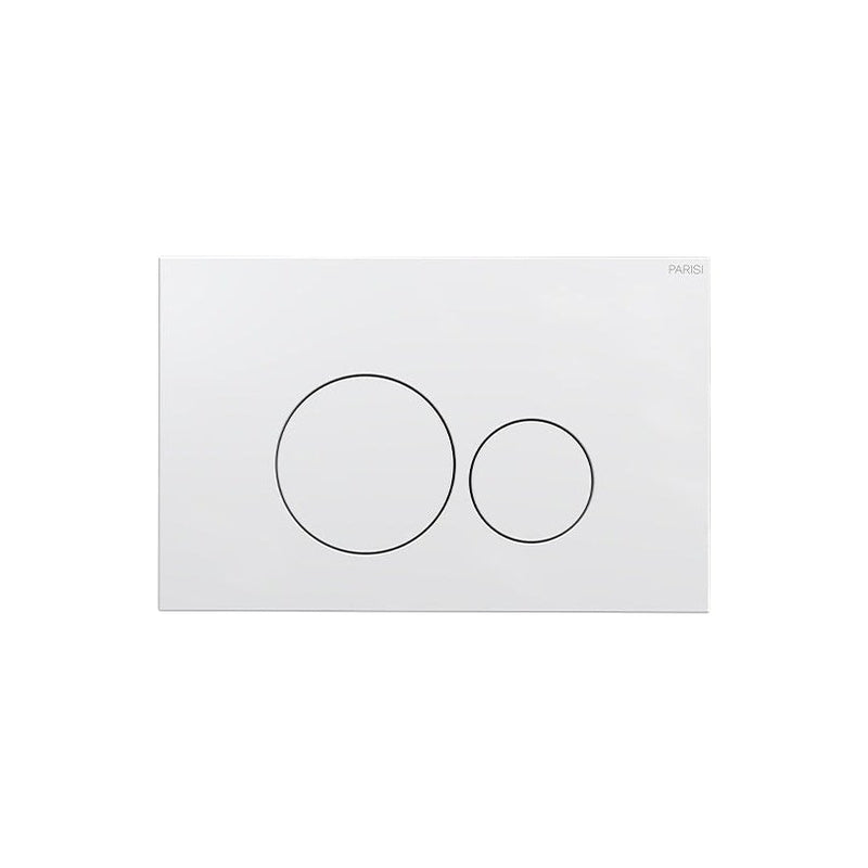Parisi Tondo Push Panel - White Gloss — Blue Leaf Bathware & Tiles