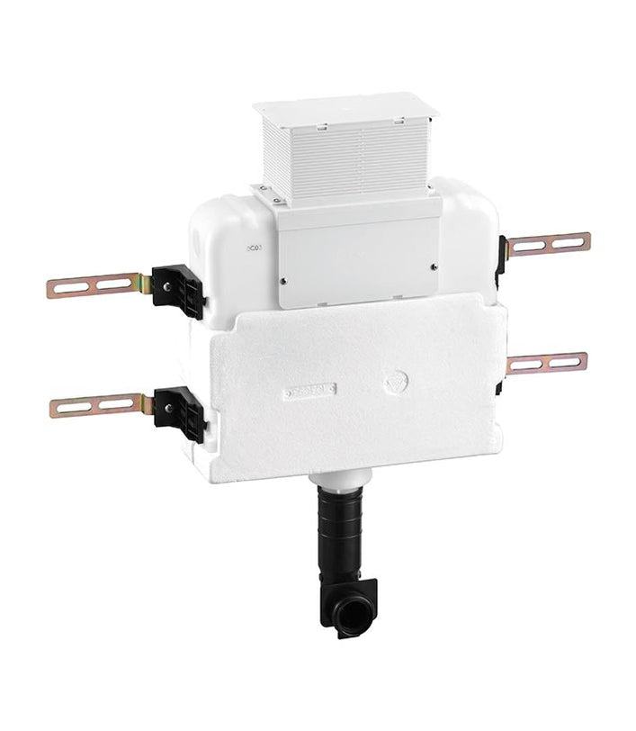 Parisi Undercounter Concealed Cistern with Adjustable Flush Pipe (Twin ...