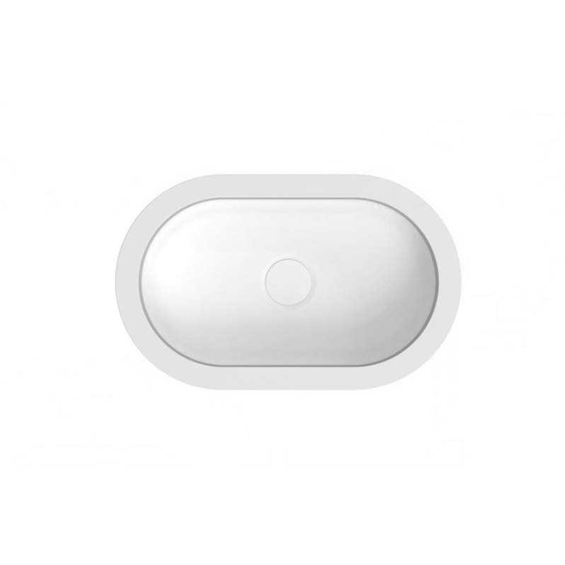 ADP Isla 450mm Solid Surface Inset Basin - White — Blue Leaf Bathware ...
