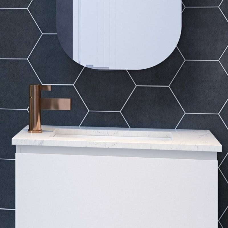 Timberline Mini Rectangle Undermount Basin - White Gloss — Blue Leaf ...