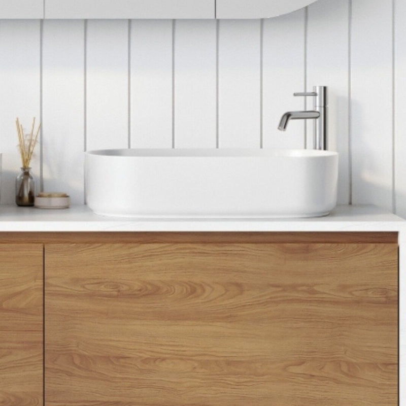 Timberline Myrtle Above Counter Basin - White Matt — Blue Leaf Bathware ...