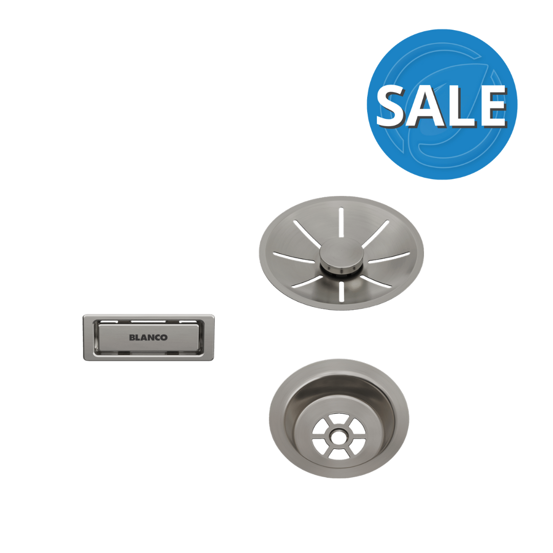 Blanco Strainer System Satin Platinum Edition for Single Bowl Sinks ...